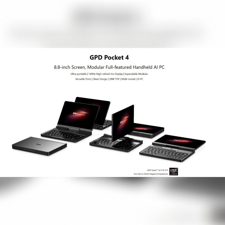 GPD Pocket 4 Potencia en tu bolsillo en kiboTEK - kiboTEK